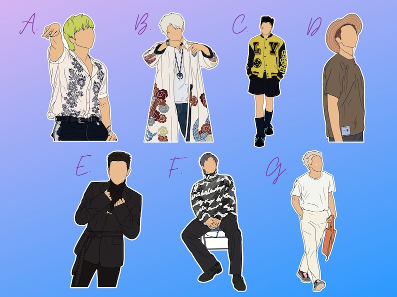BTS Stickers RM Sticker Pack 1 - Etsy