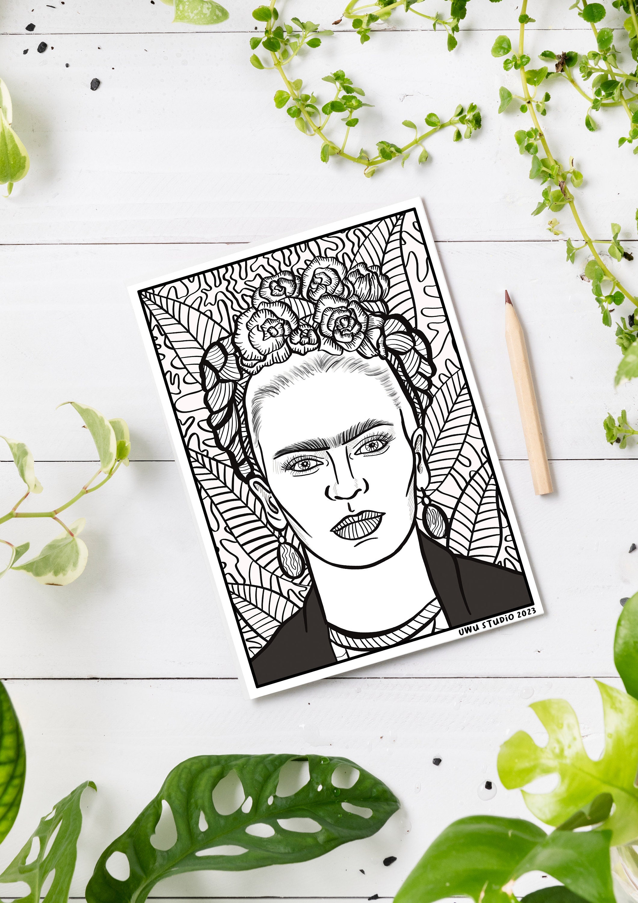 Frida Kahlo / DOWNLOAD/ Colouring Bundle - Etsy