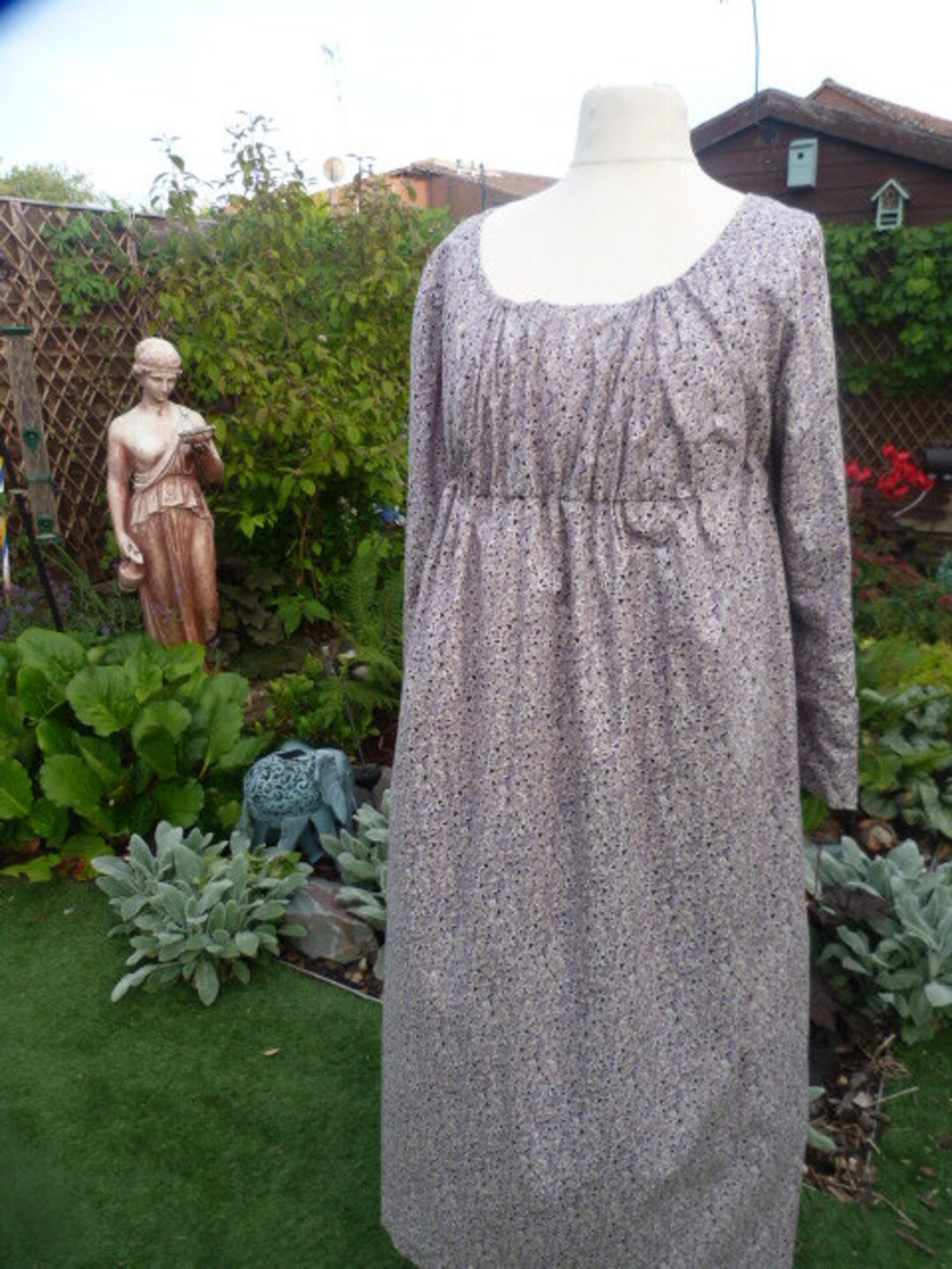 Regency Drawstring Bodice Dress - Etsy