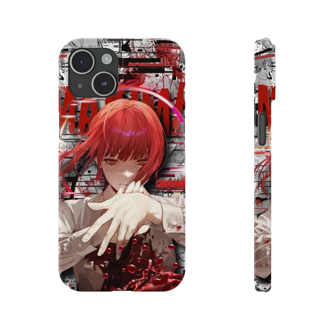 Makima Slim Phone Case, Chainsaw Man Design, Otaku Gift, Anime Lover ...