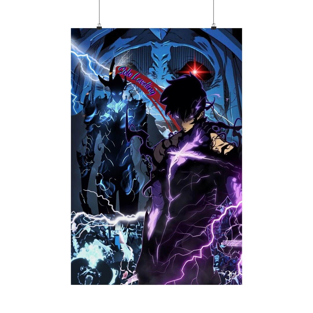 Anime Poster, Solo Leveling Igris and Jinwoo Matte Vertical Posters ...