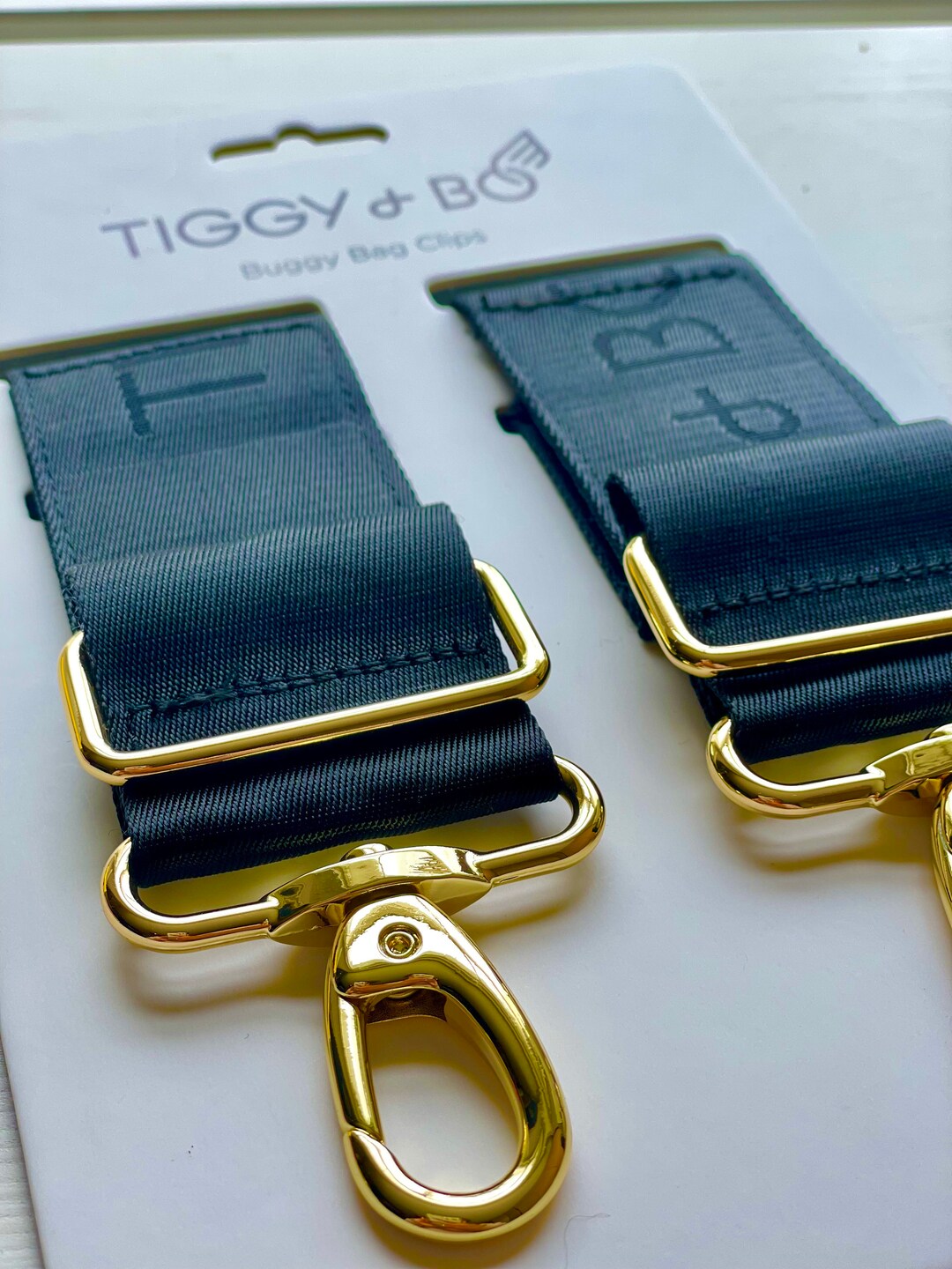 Buggy Bag Straps High Quality Luxe Clips Attach to Pushchairs/prams ...