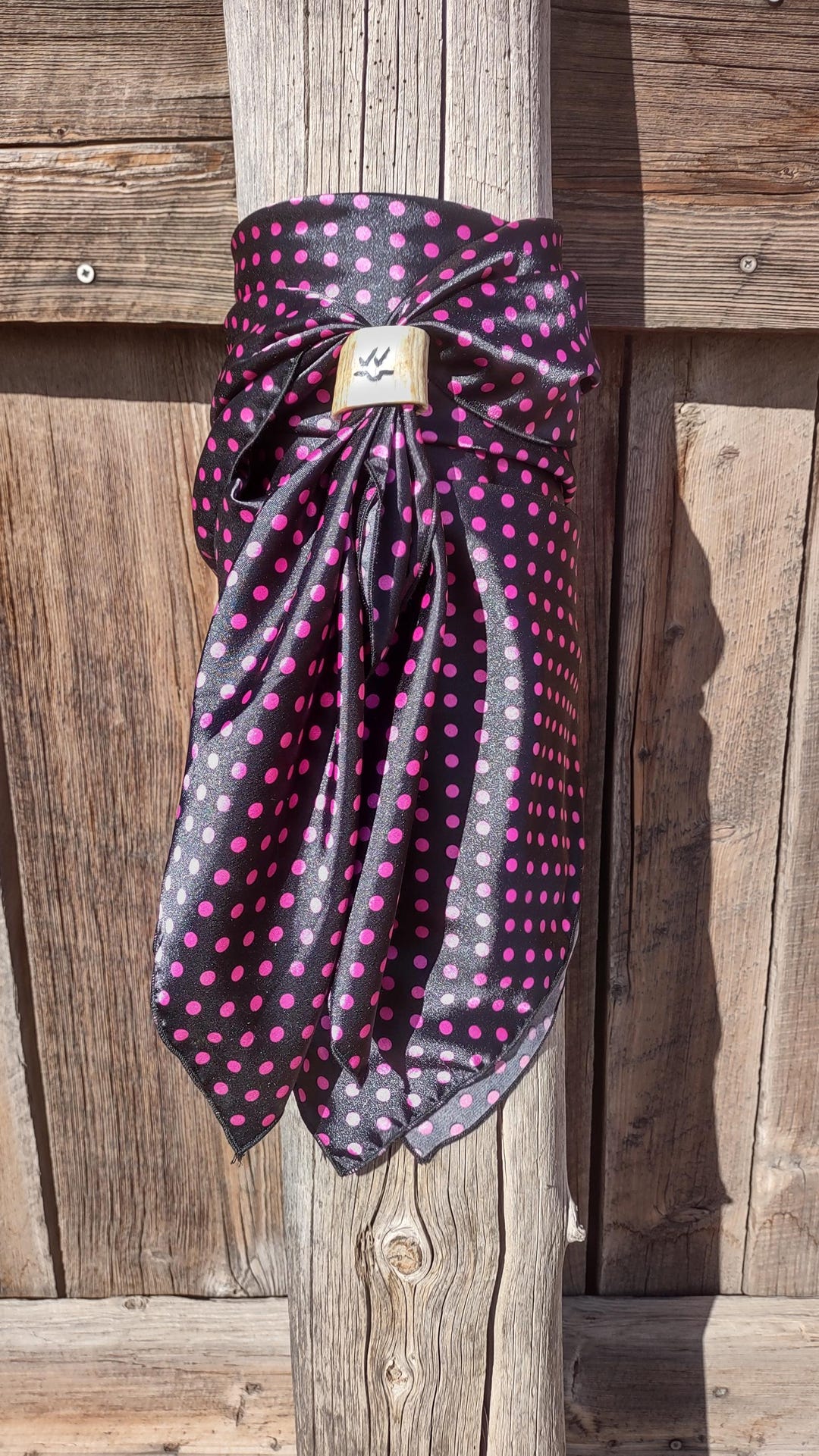 Pink and Black Wild Rag, Western Wild Rag, Pink Wild Rag, Cowboy ...