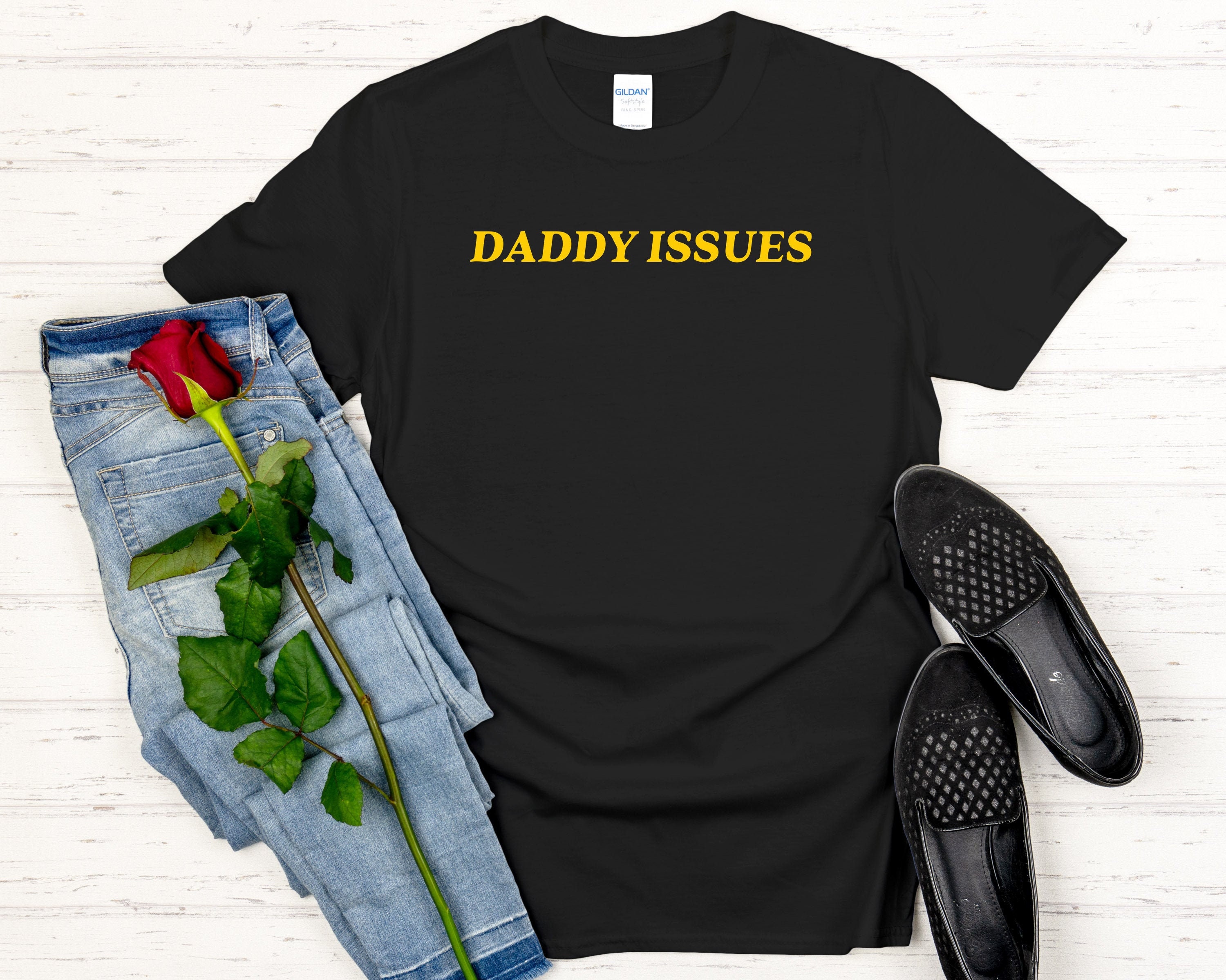 Daddy Issues Shirt Black Goth Aesthetic Emo Tumblr Etsy Uk