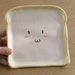 Ceramic Handmade Toast Serving Plate , Cute Kawaii Plate , Yellow Cute ...