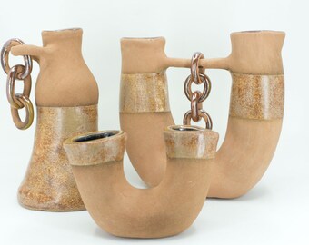Ceramic Chain Vase - Etsy
