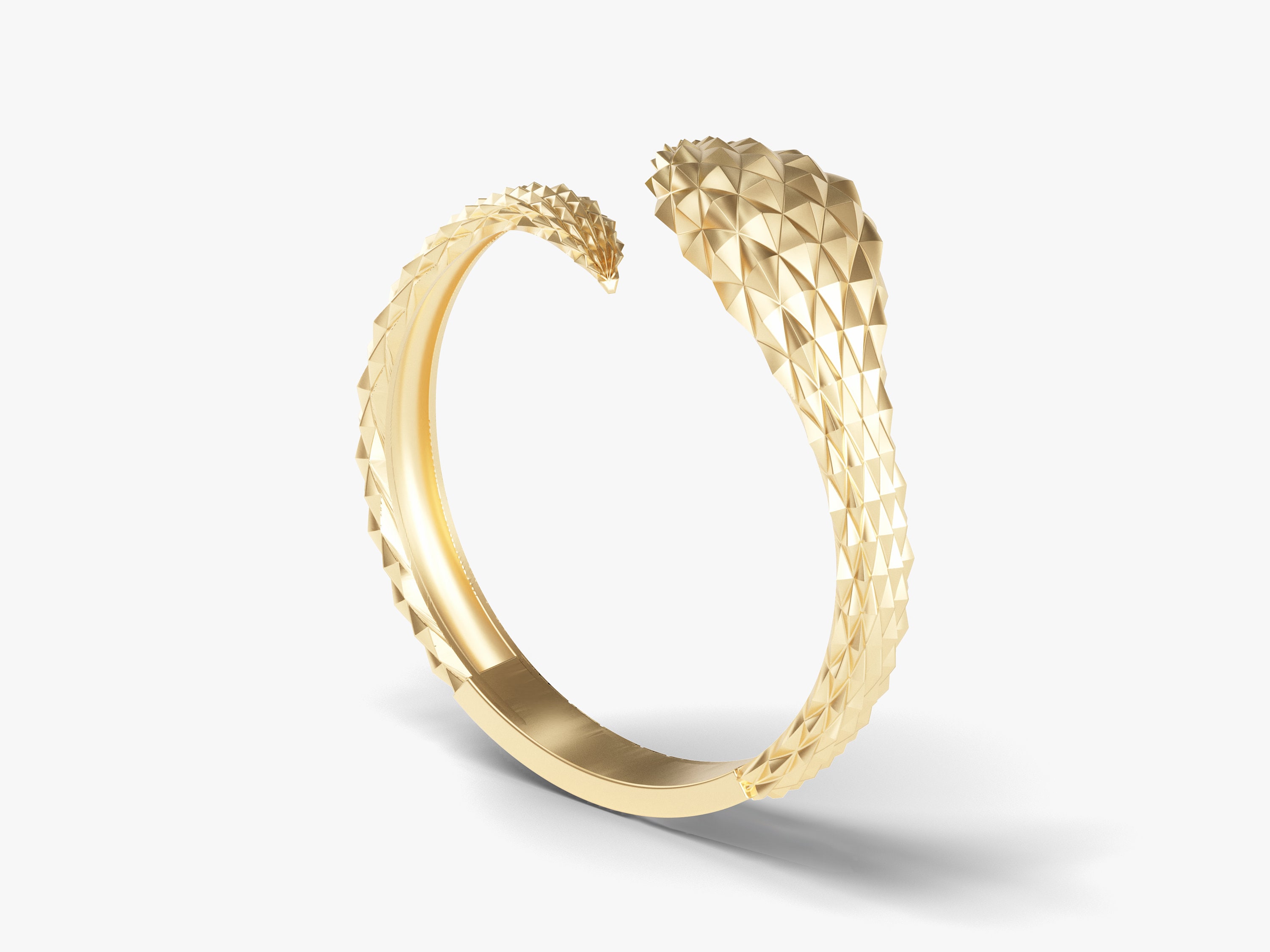 Snake Ring / 14k Solid Gold Snake Ring / Statement Rings for - Etsy