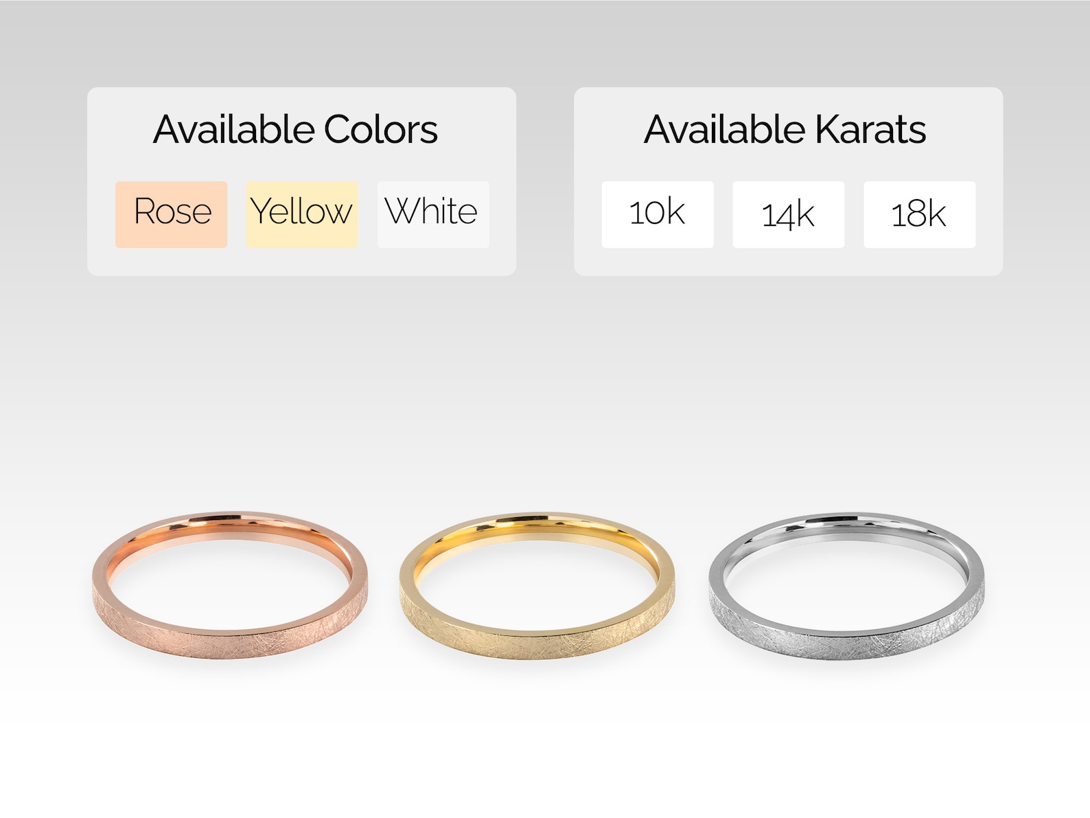 2mm Ice Matte Gold Wedding Band – 10k 14k 18k Comfort Fit Ring - Etsy