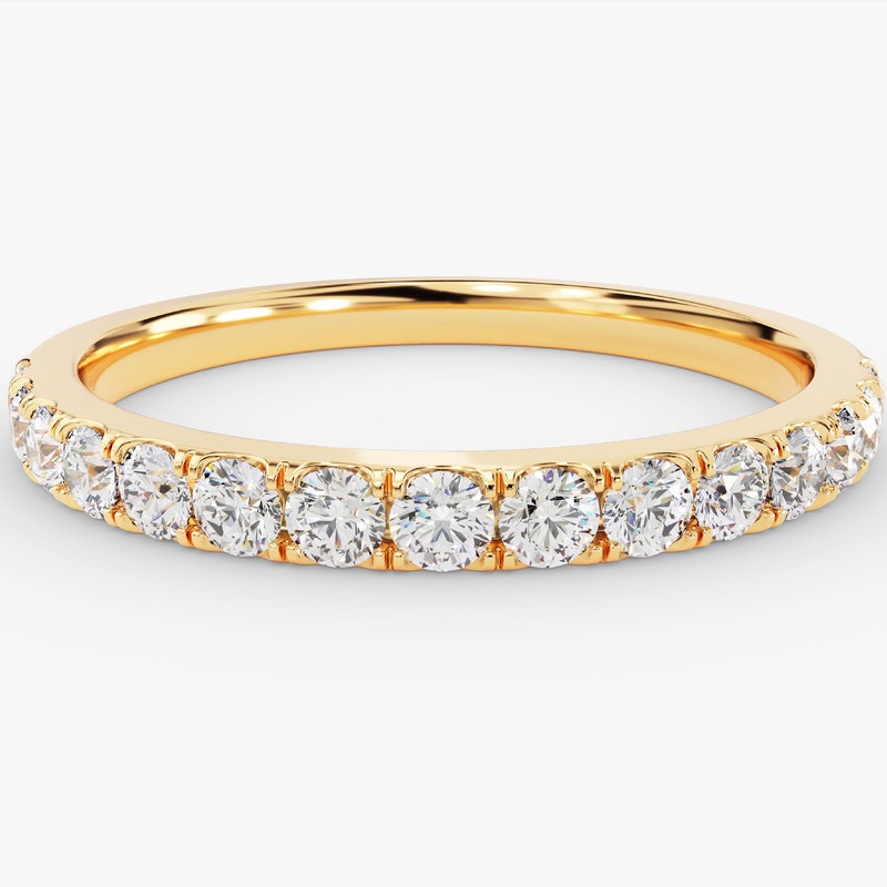 Half Eternity Ring - Etsy