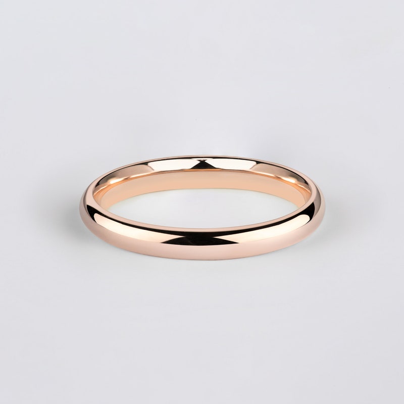 Rose Gold Band - Etsy