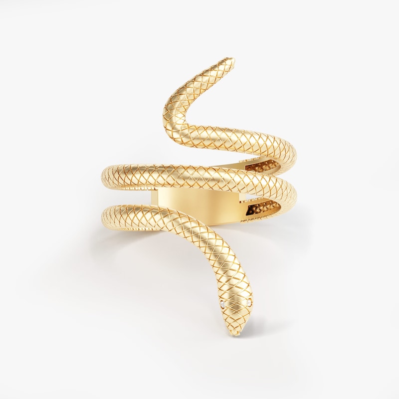 Gold Snake Ring - Etsy