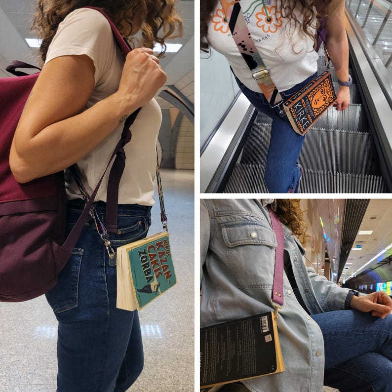 Bookstrap – the Most Stylish and Practical Way to Carry Your Book! - Etsy