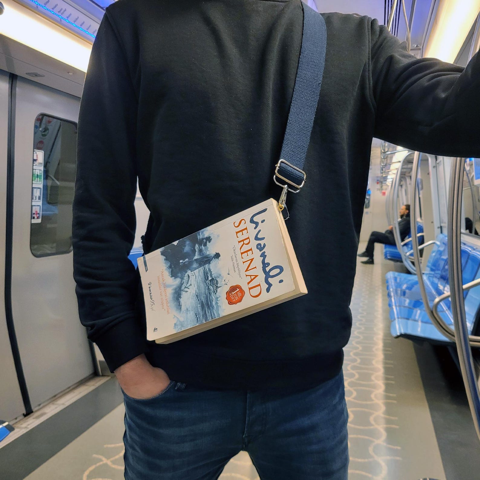 Bookstrap- the Most Stylish and Practical Way to Carry Your Book - Etsy