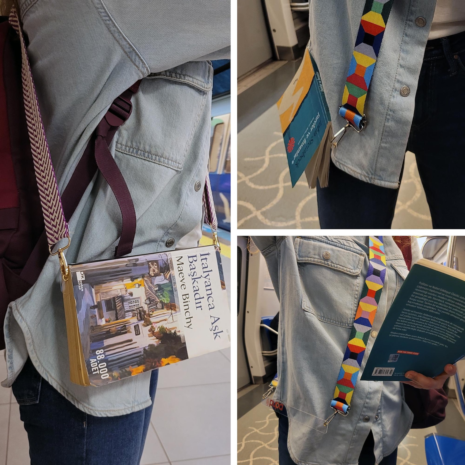 Bookstrap – the Most Stylish and Practical Way to Carry Your Book! - Etsy