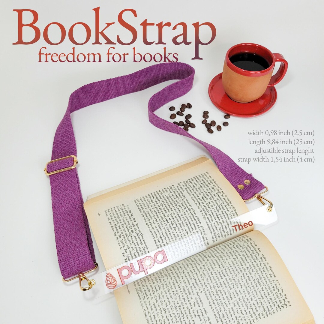Bookstrap- the Most Stylish and Practical Way to Carry Your Book - Etsy