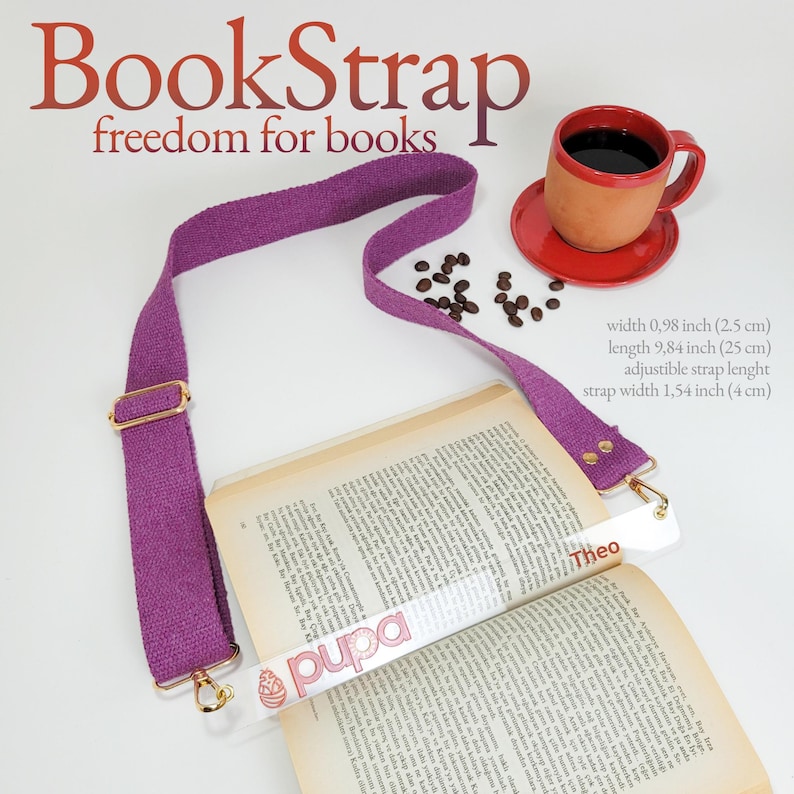 Bookstrap- the Most Stylish and Practical Way to Carry Your Book - Etsy