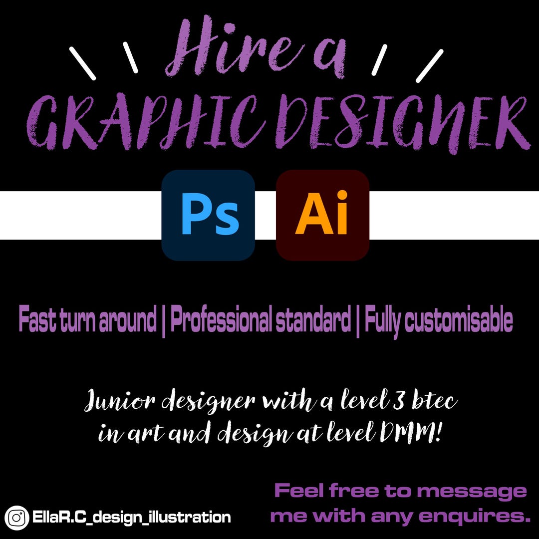 Hire a Graphic Designer! - Etsy