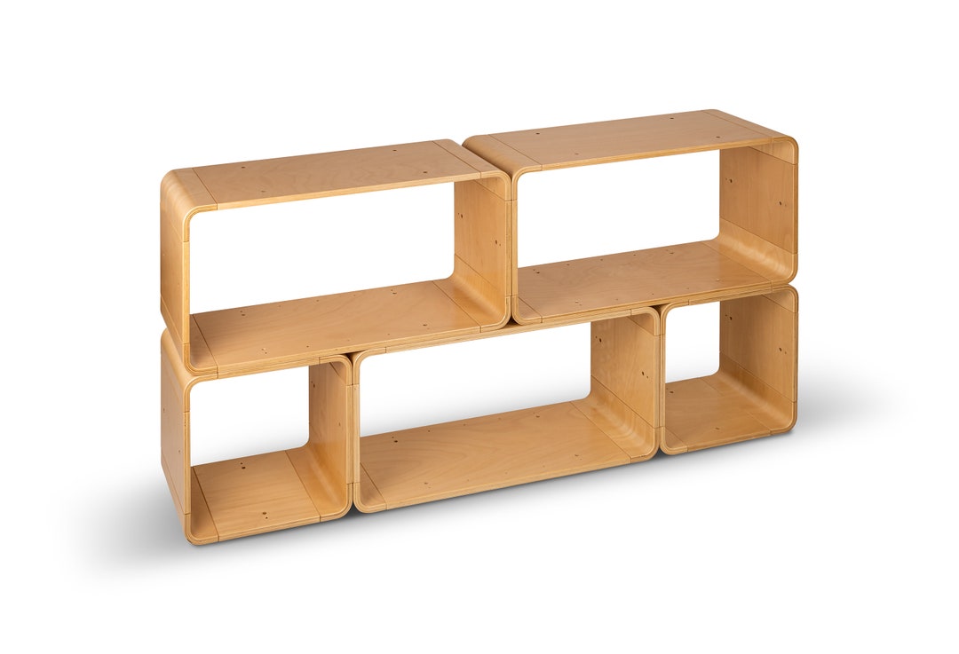 Wooden Sideboard Cabinet Bookcase Bookshelf 160x80x30 Cm SCLEICA ...