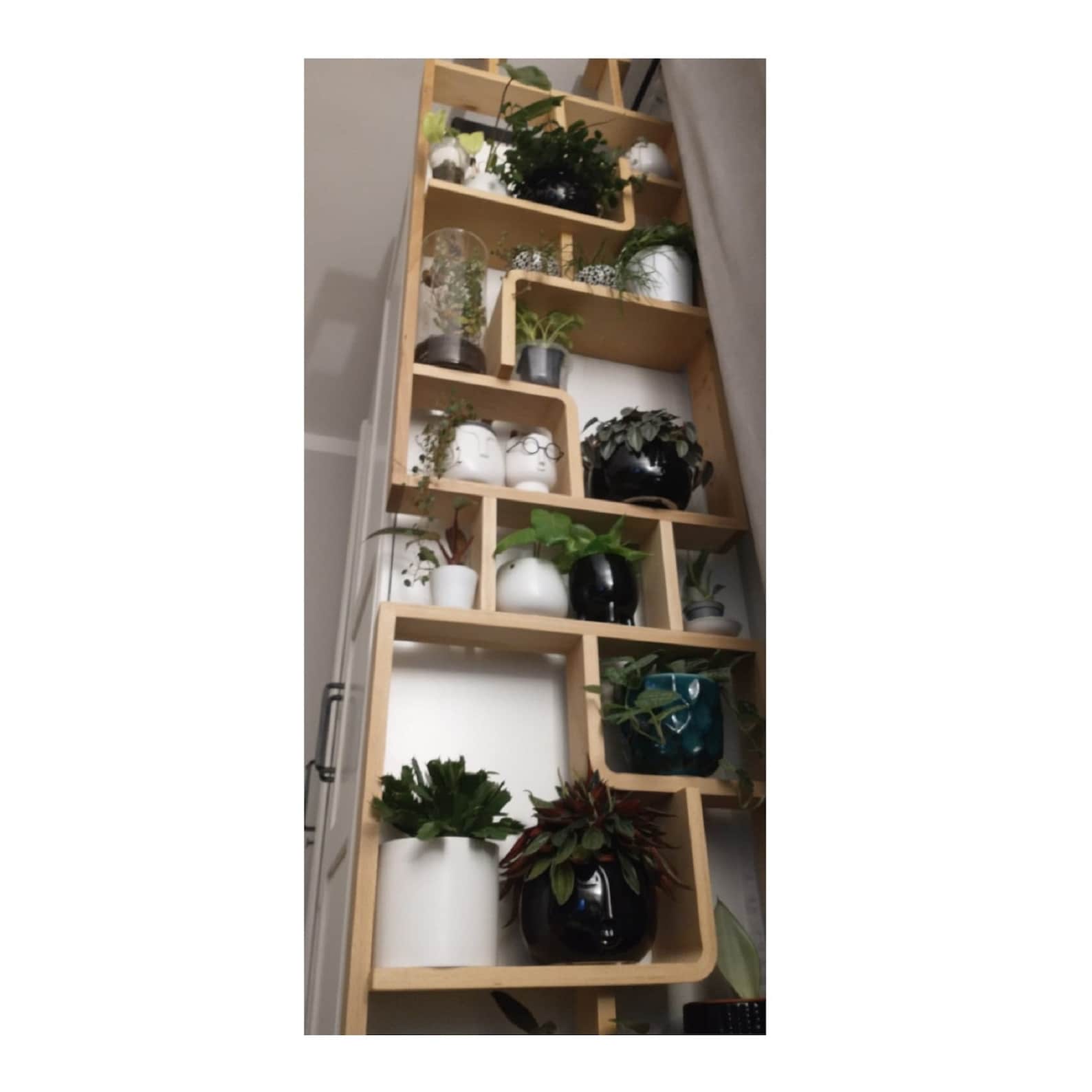 VOLAK Inspired Wall Unit Room Divider Partition Wall Shelves Flowerbed ...