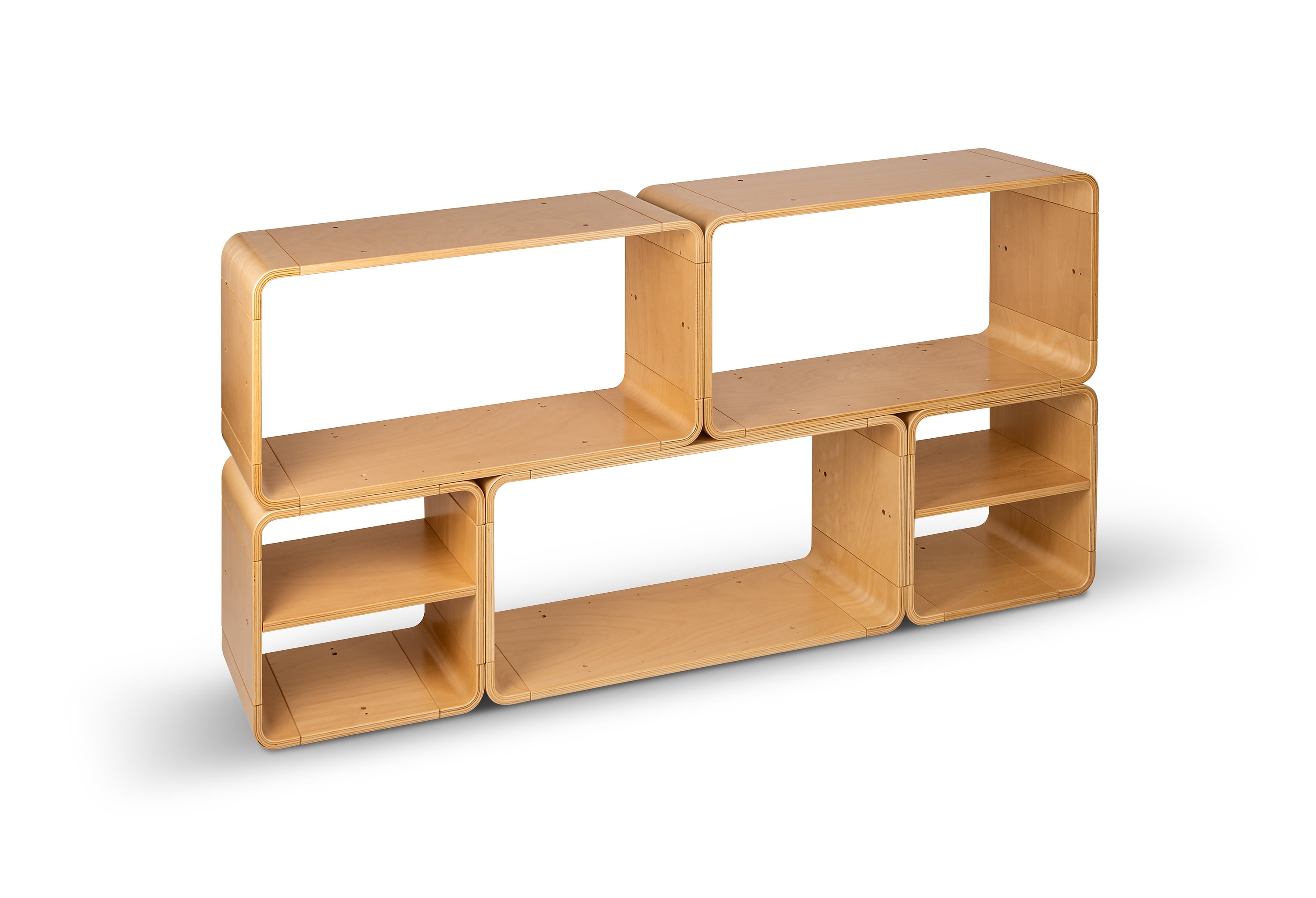 Wooden Sideboard Cabinet Bookcase Bookshelf 160x80x30 Cm SCLEICA ...