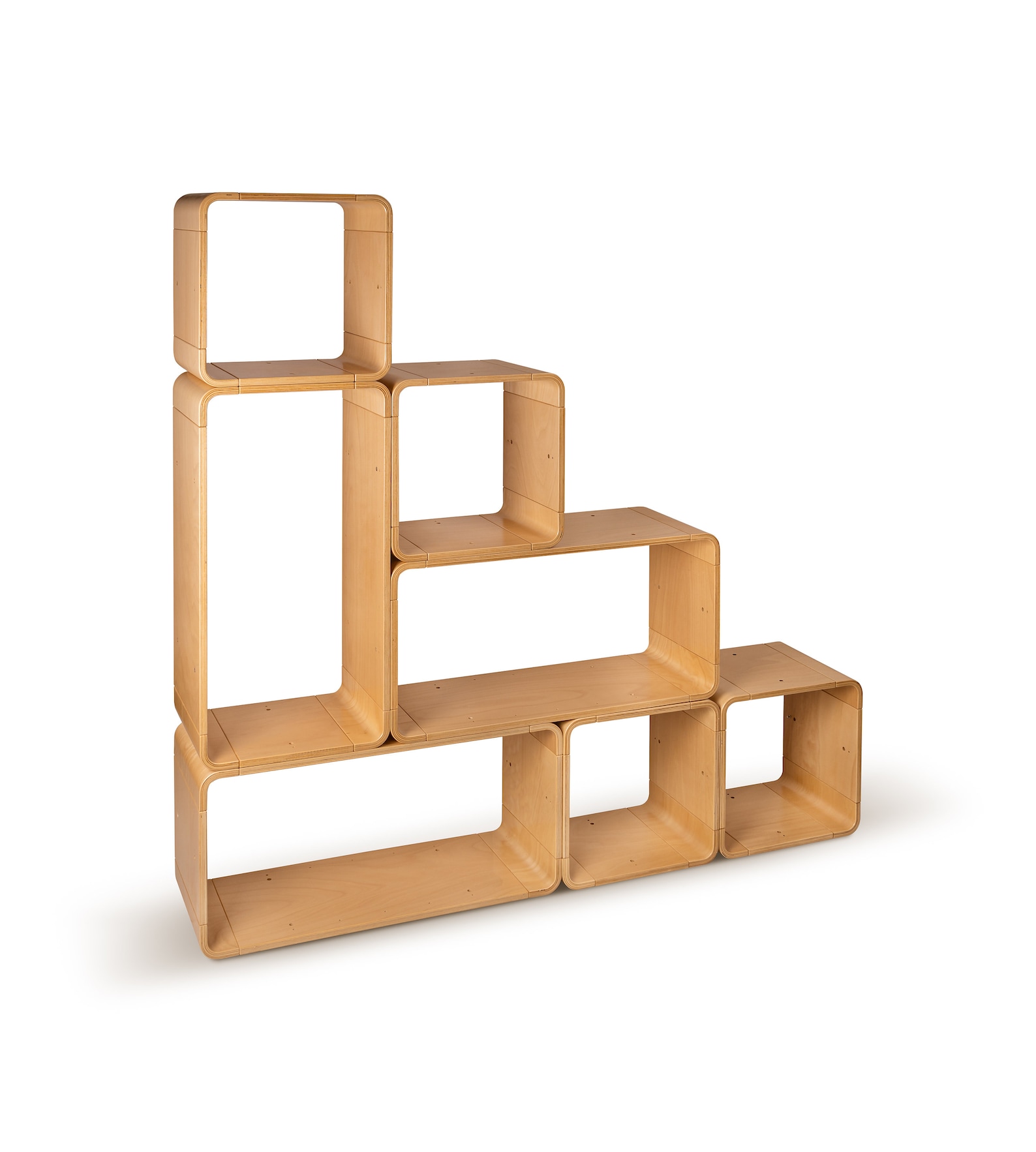 Wooden Sideboard Cabinet Bookcase Bookshelf 120x120x30 Cm SCLEICA ...