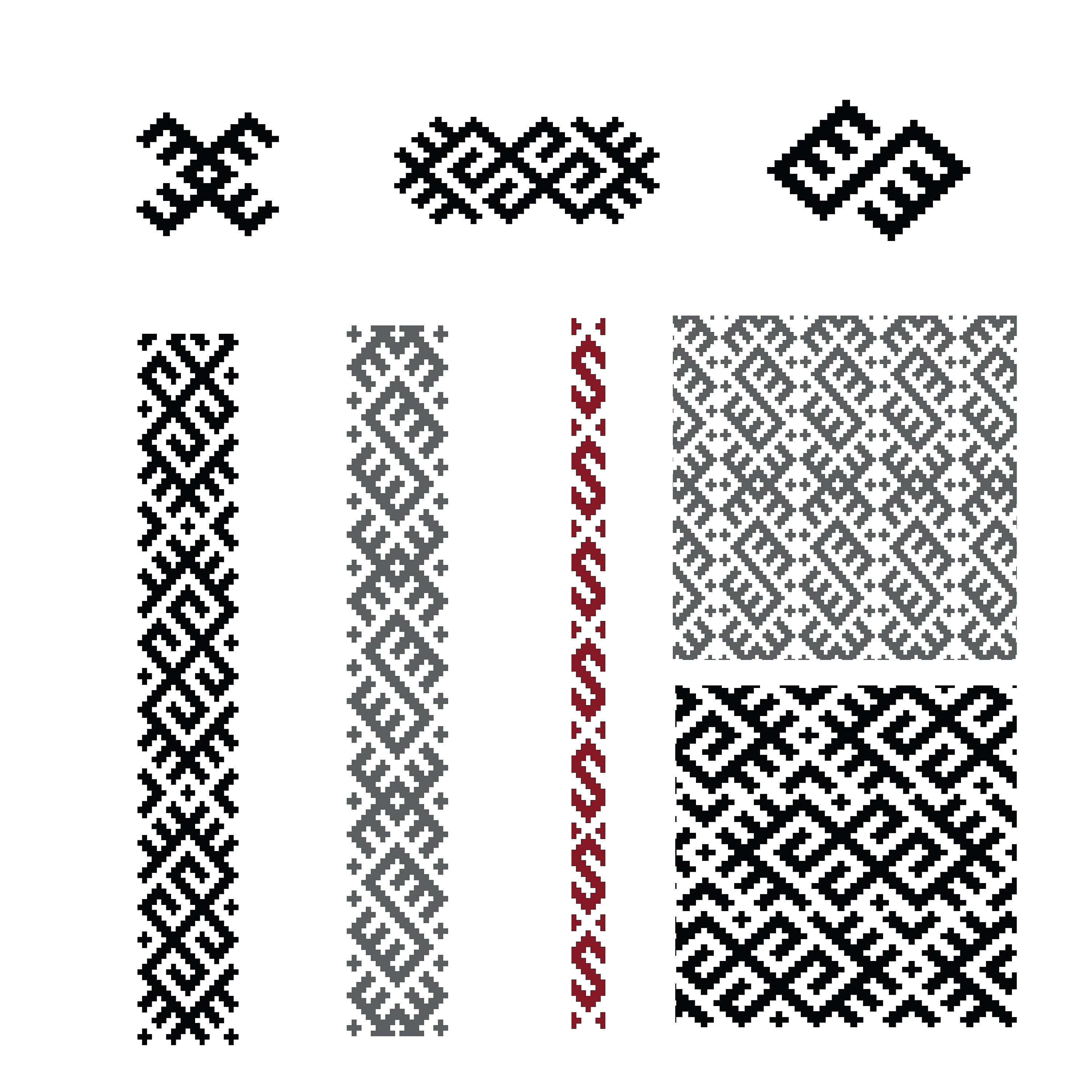 Latvian Ethnic Symbol Pattern, Latvian Symbols, Ethnic Geometric Signs ...