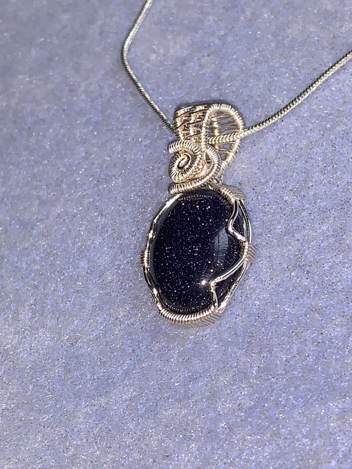 Goldstone Pendant code Gold 2 - Etsy