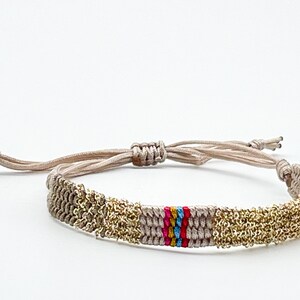 Handwoven Stainless Steel Chain Bracelet Stack, More Colours Available ...