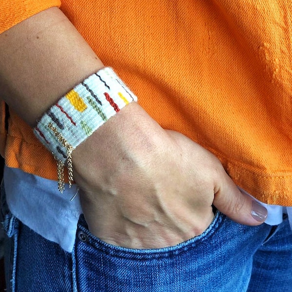 Fabric Cuff Bracelet - Etsy