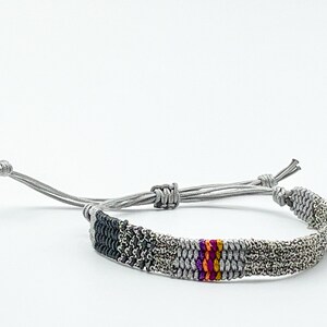 Handwoven Stainless Steel Chain Bracelet Stack, More Colours Available ...