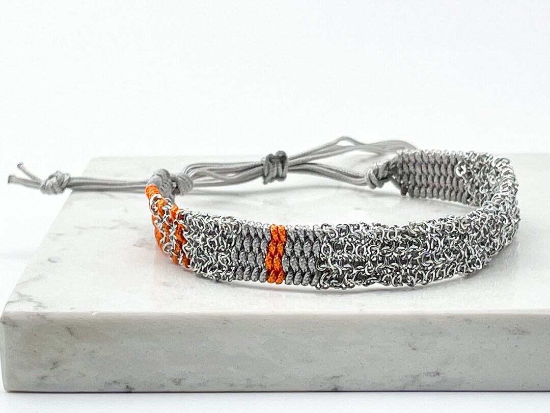 Handwoven Stainless Steel Chain Bracelet Stack More Colours - Etsy