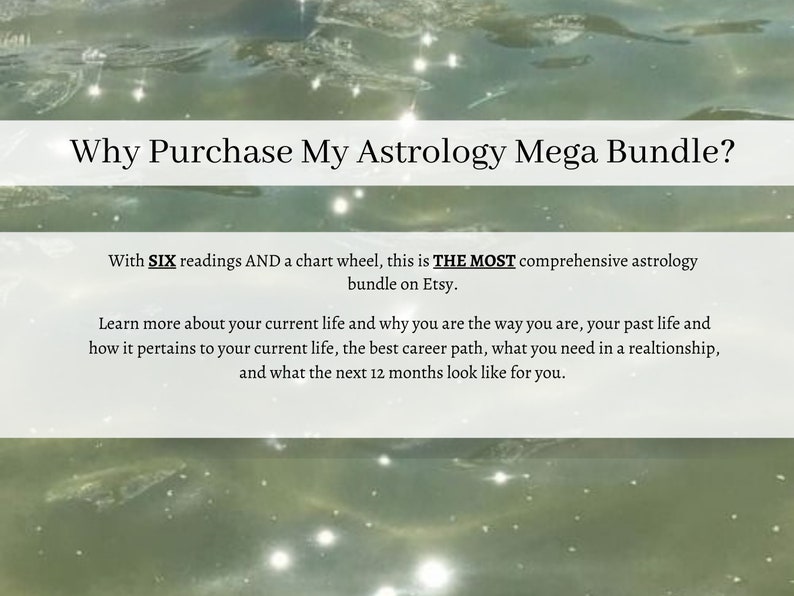 Astrology Comprehensive Mega Bundle: Natal Birth Chart - Etsy