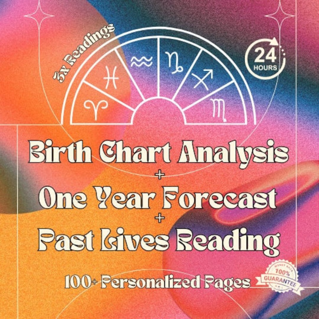 Astrology Reading Birth Chart Report + Past Lives Reading & 1 Year ...