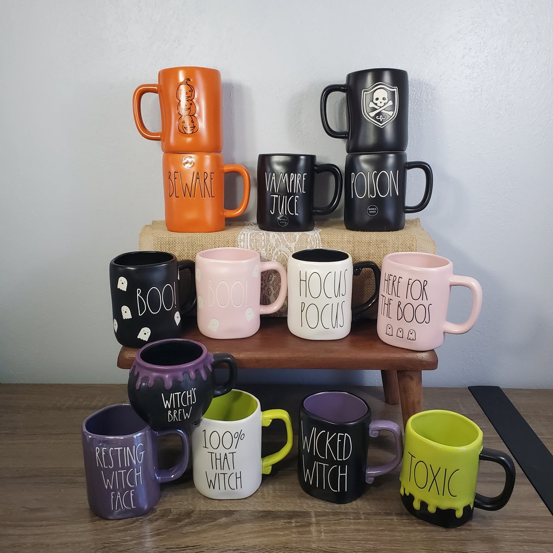 Rae Dunn Halloween Mugs Various Designs and Colors - Etsy