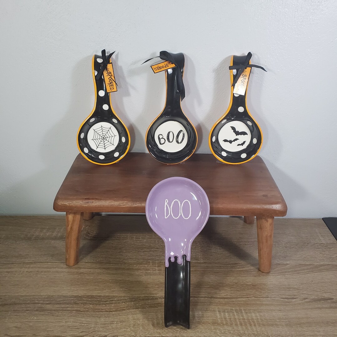 Spooktacular Halloween Spoon Rests - Keep Your Cauldron Stirring! - Etsy