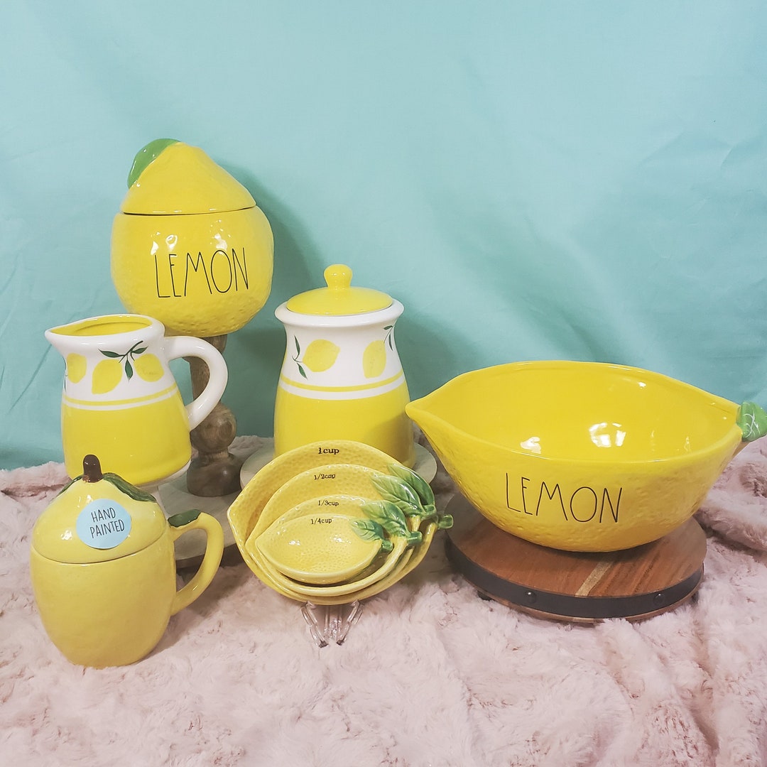 Lemon Themed Kitchen Decor Brighten Your Space With Zesty Charm - Etsy