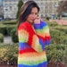 Rainbow Mohair Sweater LGBT Festival Sweater LGBT Clothing - Etsy