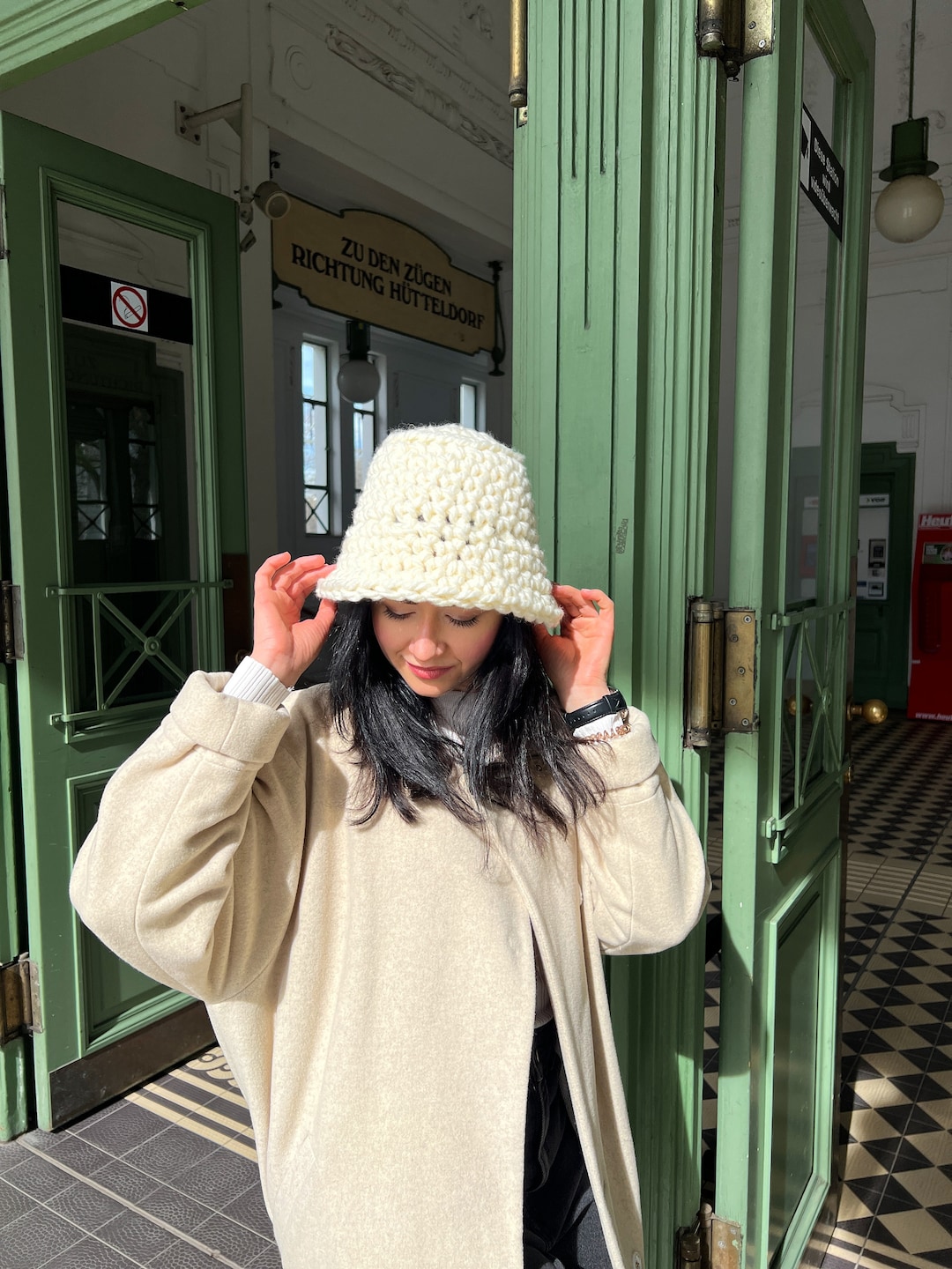 Winter Bucket Hat, Milk Hat, Trendy Hat, Designer Bucket Hat, Wool Hat ...