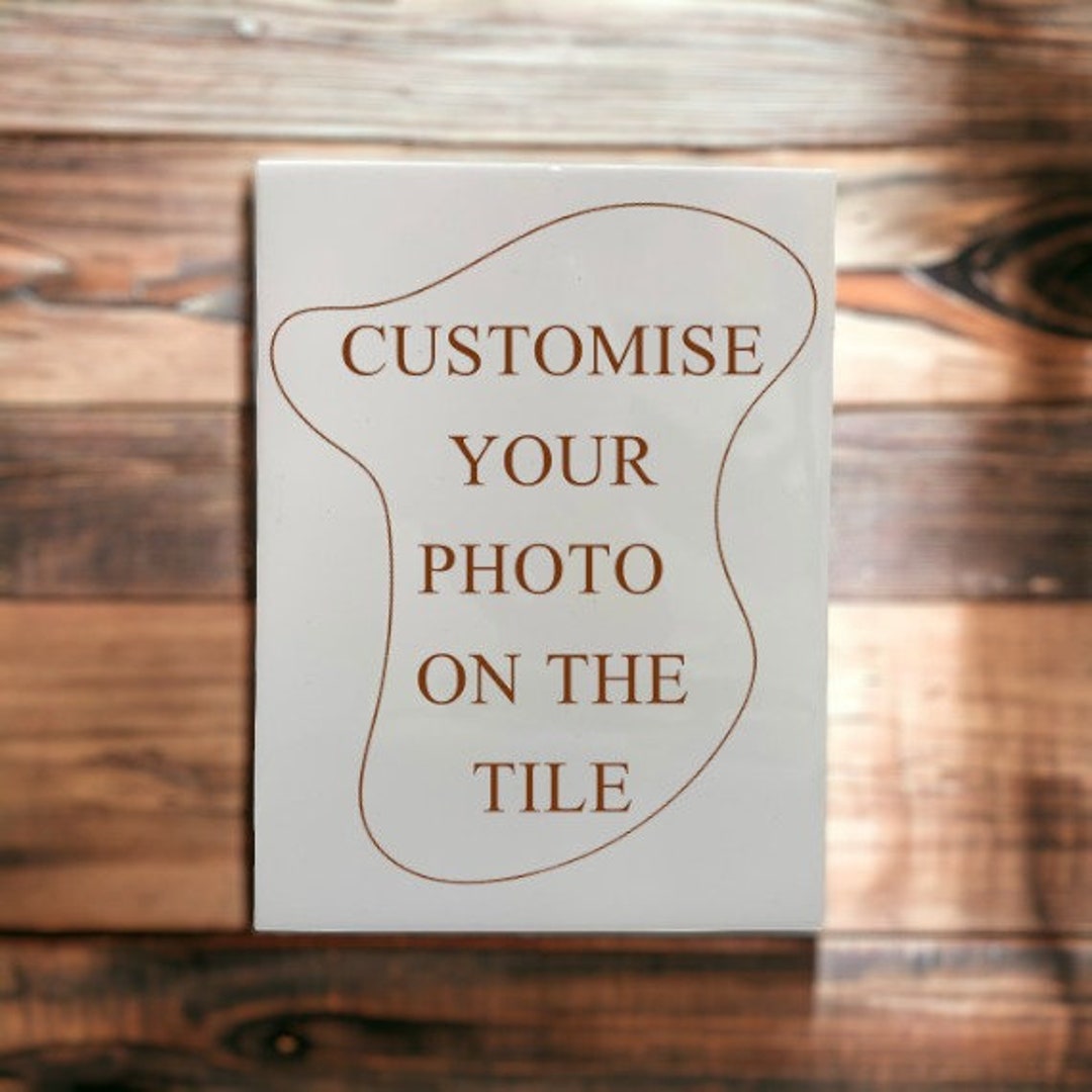 Personalised Ceramic Photo Tile Ideal for Any Special Occasion ...