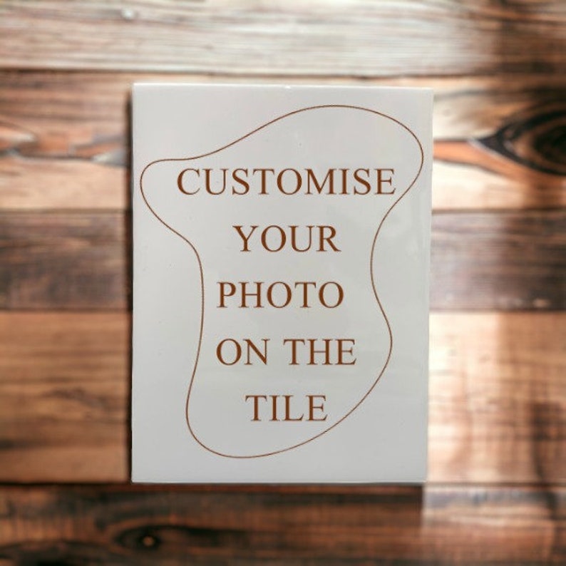 Personalised Ceramic Photo Tile Ideal for Any Special Occasion ...