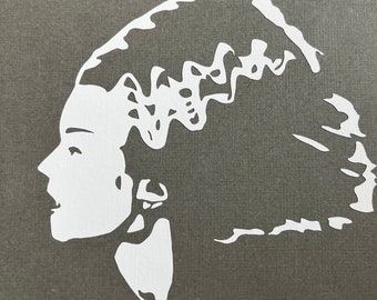 Bride of Frankenstein Car Decal - Etsy