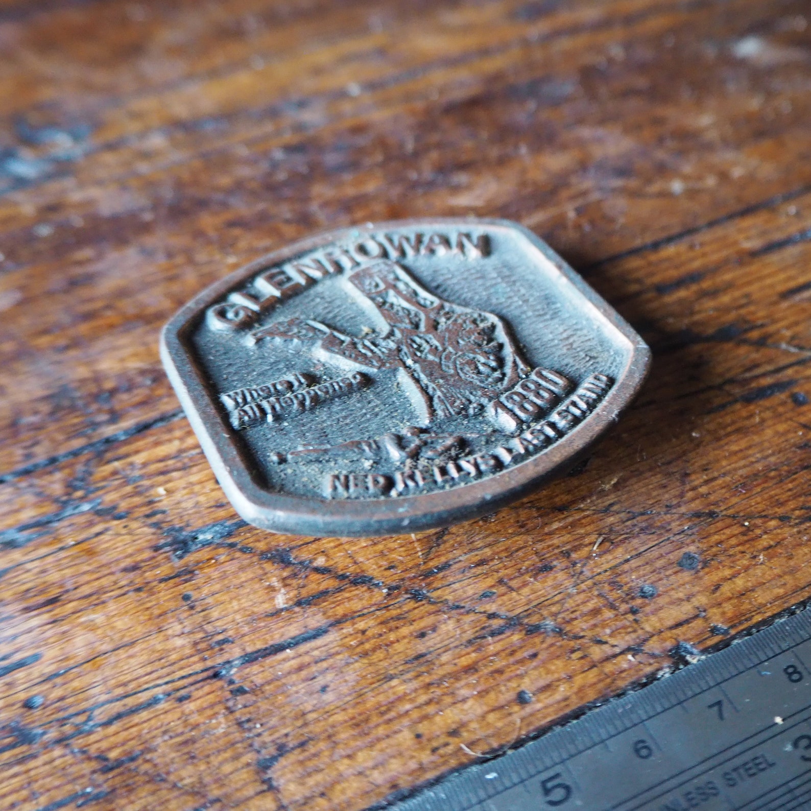 Vintage Bronze Ned Kelly Belt Buckle - Etsy