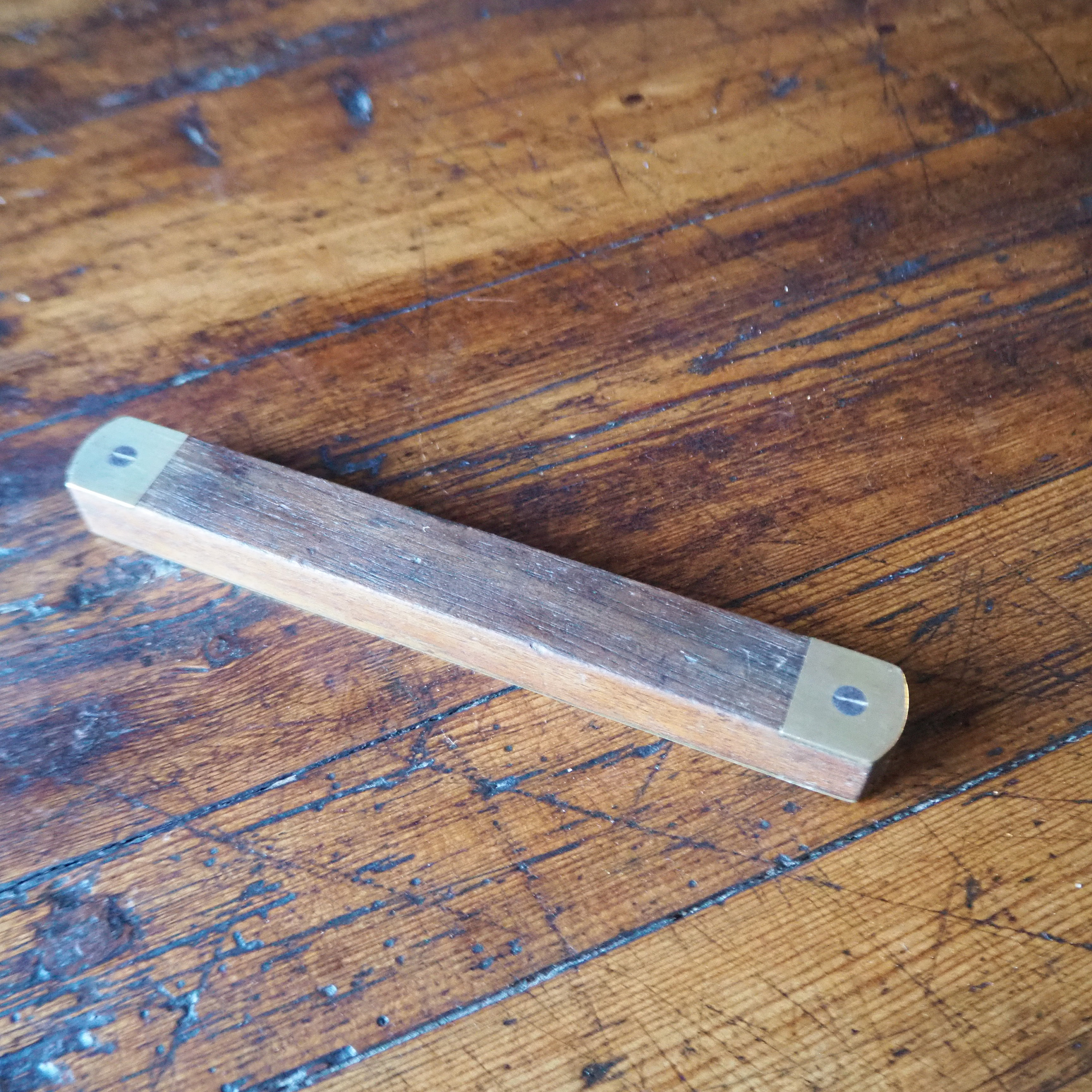 Vintage inglés, palo de rosa y nivel de espíritu de latón - Etsy España