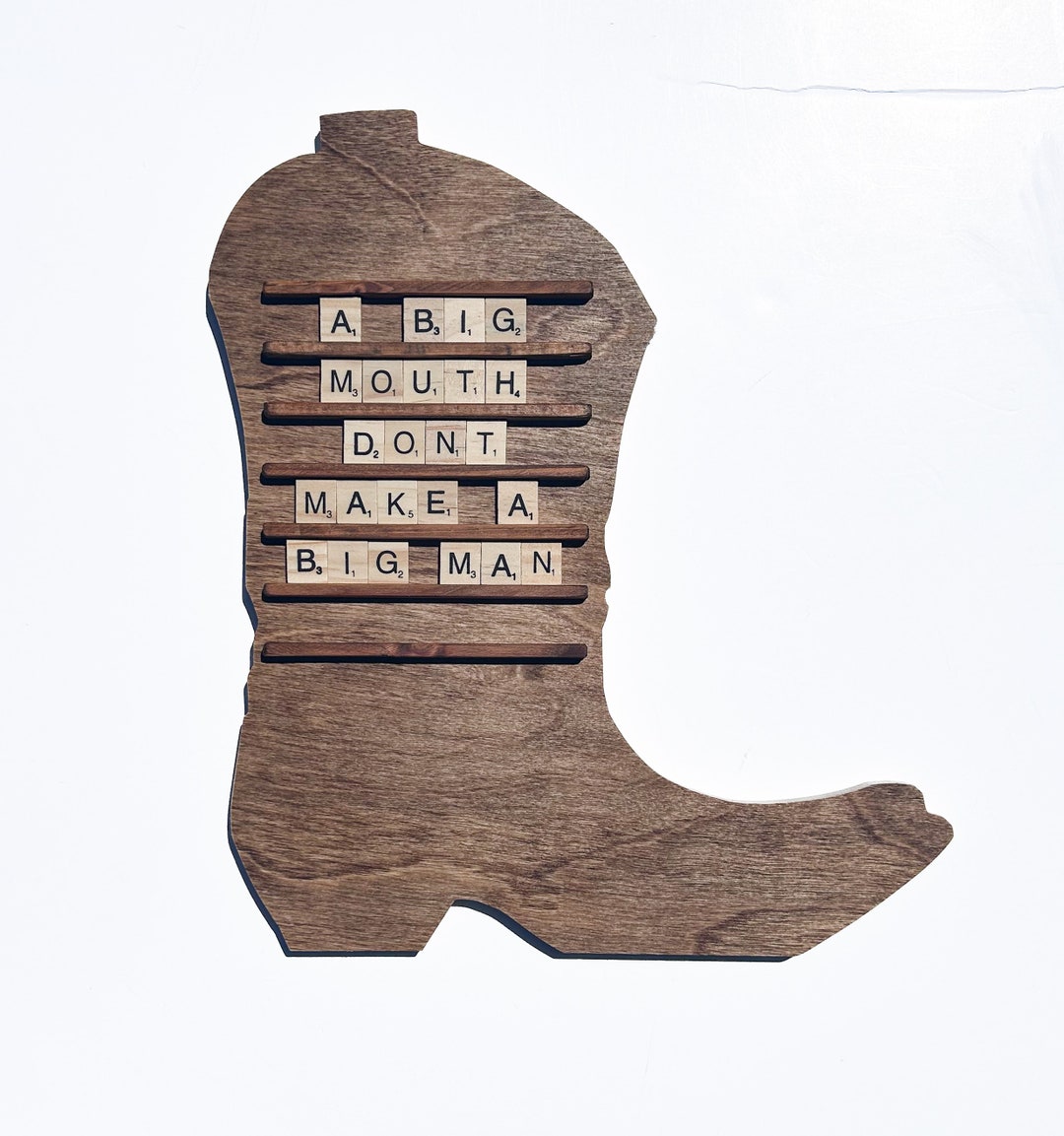 Cowboy Boot Changeable Letter Board: Western Home Decor - Etsy