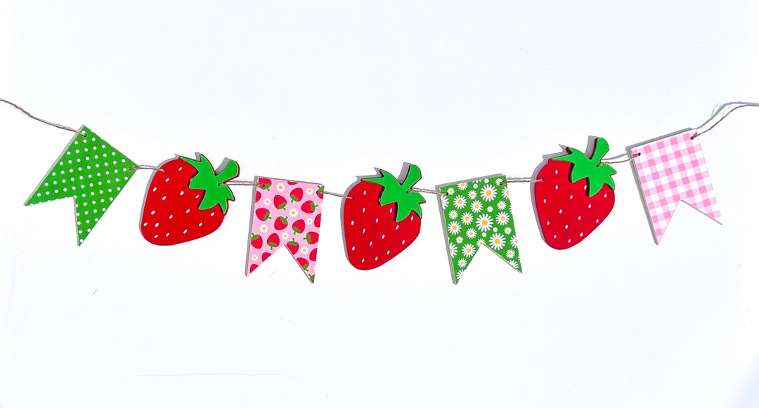 Strawberry Shortcake Banner - Etsy