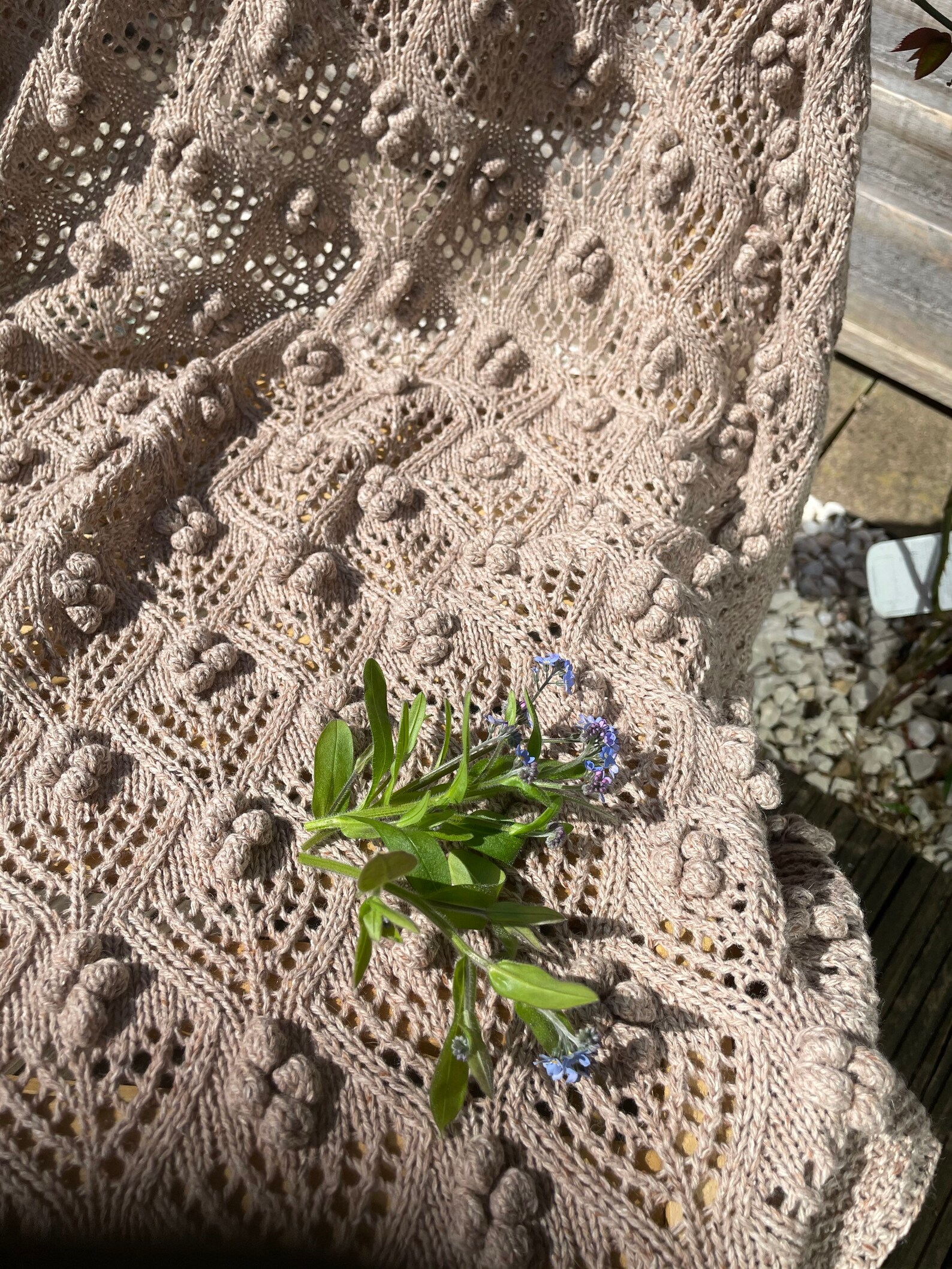 KNITTING PATTERN Flowers Field Blanket PDF Instant Download - Etsy UK