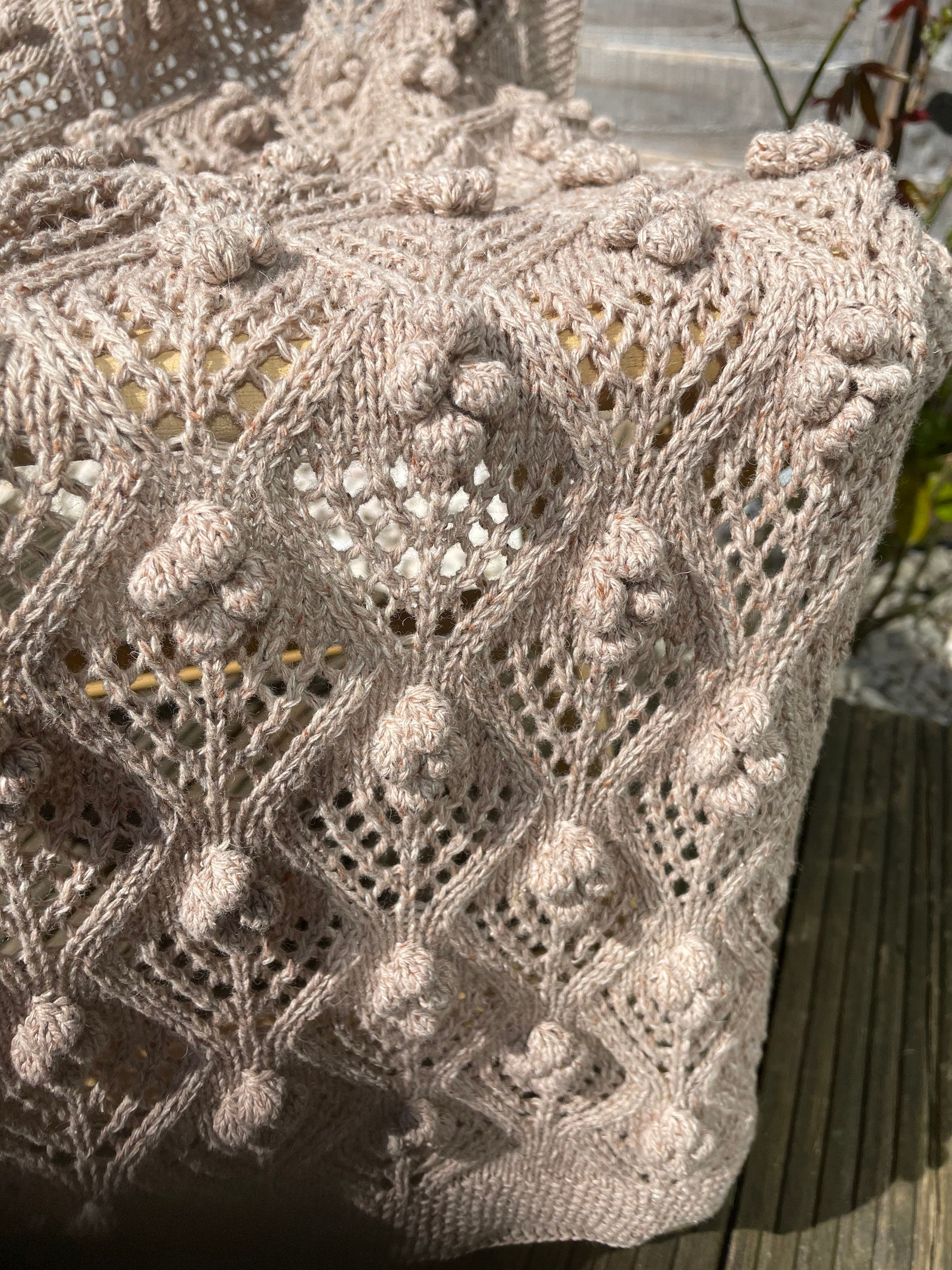 KNITTING PATTERN Flowers Field Blanket PDF Instant Download - Etsy UK