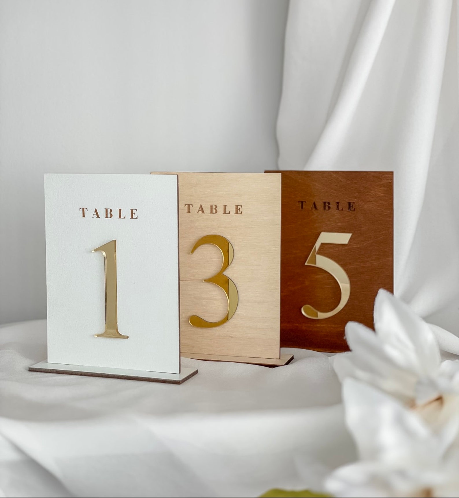 Wooden Wedding Table Number Wedding Table Decor, Rustic Country Wedding ...