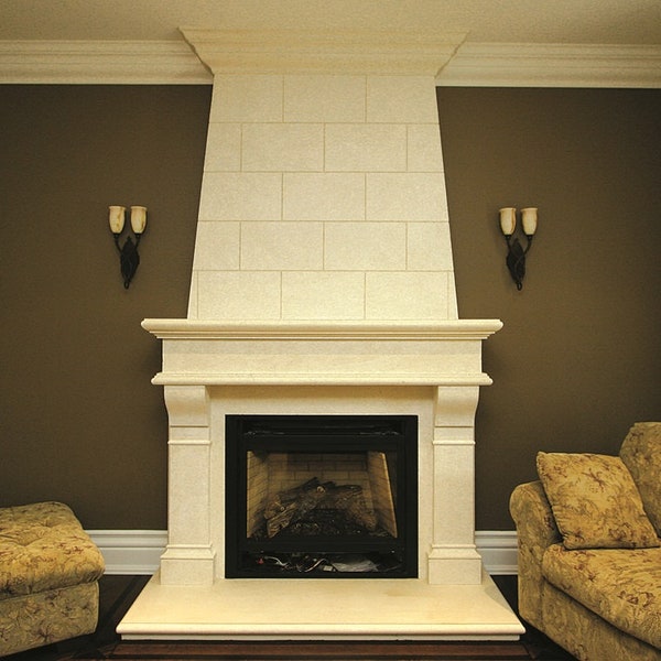 Cast Stone Fireplace - Etsy