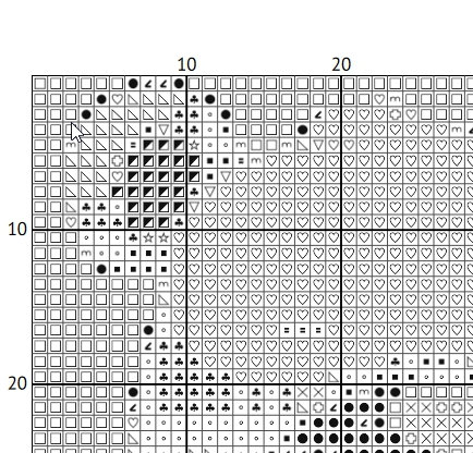 Playful Cross Stitch Pattern for Letter B With Adorable Cartoon Design ...